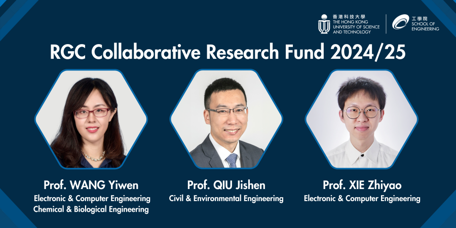 Three Professors Awarded HK$12.6 Million in RGC’s Collaborative Research Fund 2024/25 | HKUST ...